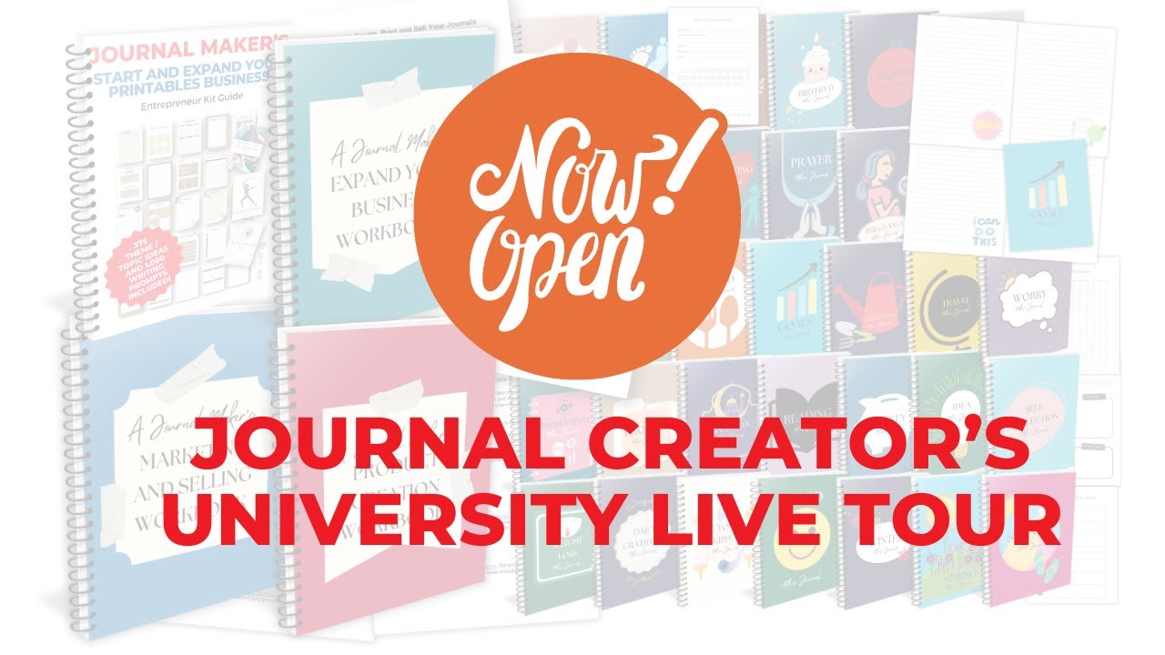 Journal Creator's University Registration Is OPEN! - YouTube