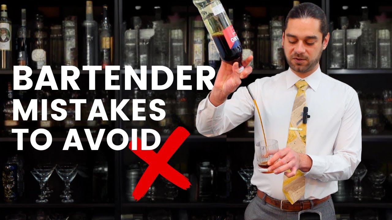 5 Mistakes Most Beginner Bartenders Make & How to Avoid Them - YouTube
