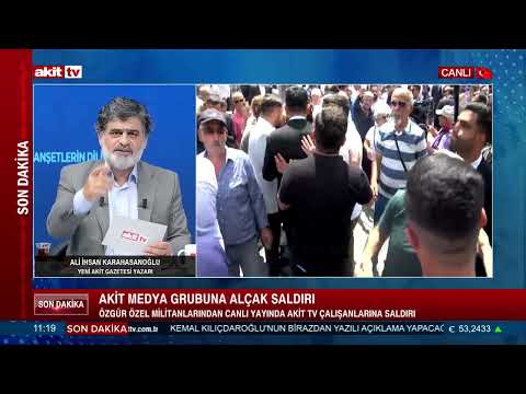 Özel militanları Akit TV muhabirine saldırdı! #Haber #Gündem