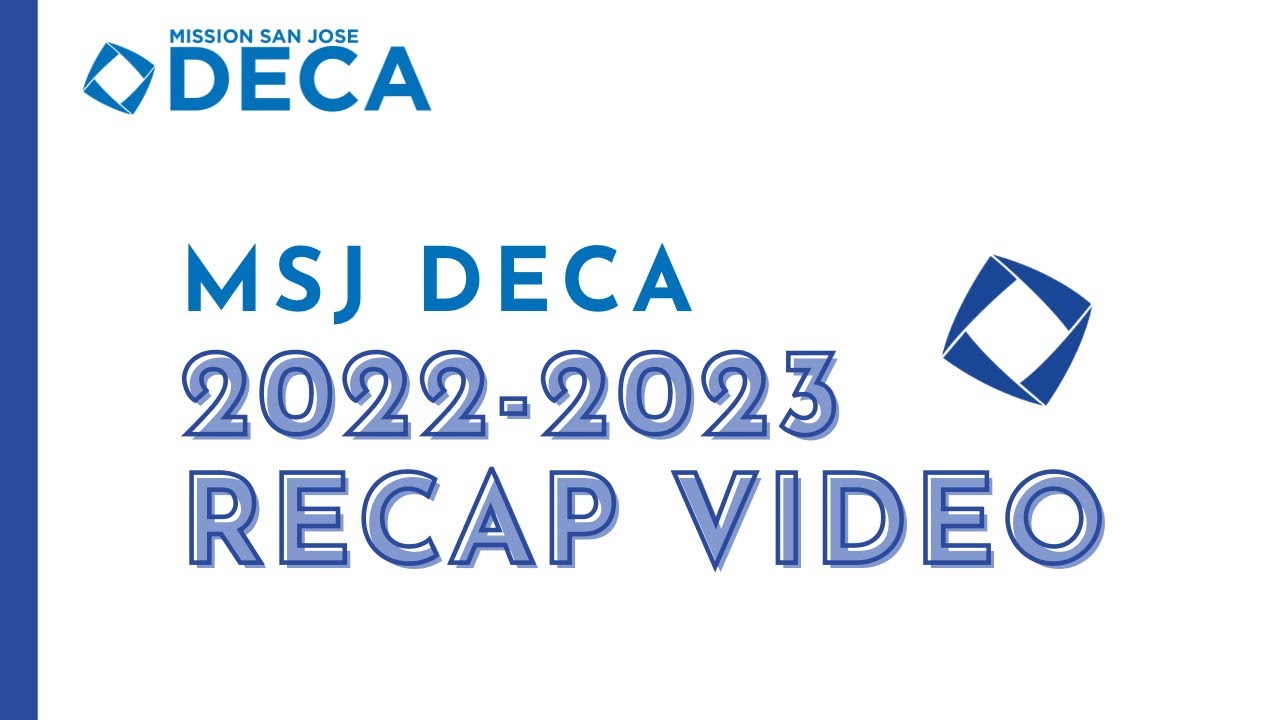 MSJ DECA 2022-2023 Recap - YouTube