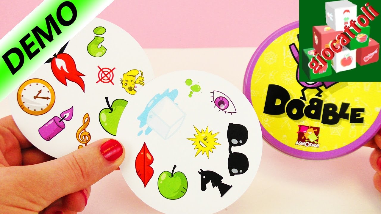 Dobble gioco di società – gioco di carte riflessivo - YouTube