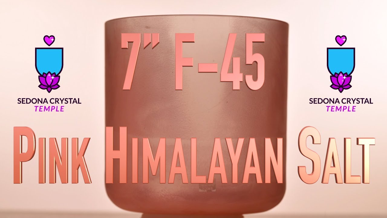 Pink Himalayan Salt | Sacred Heart Purification | Crystal Singing Bowl ...