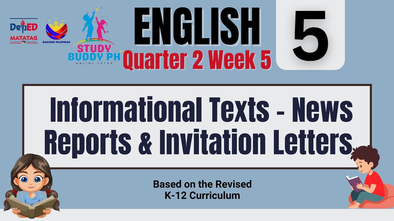 English 5 Quarter 2 Week 5 | Informational Texts News Reports ...