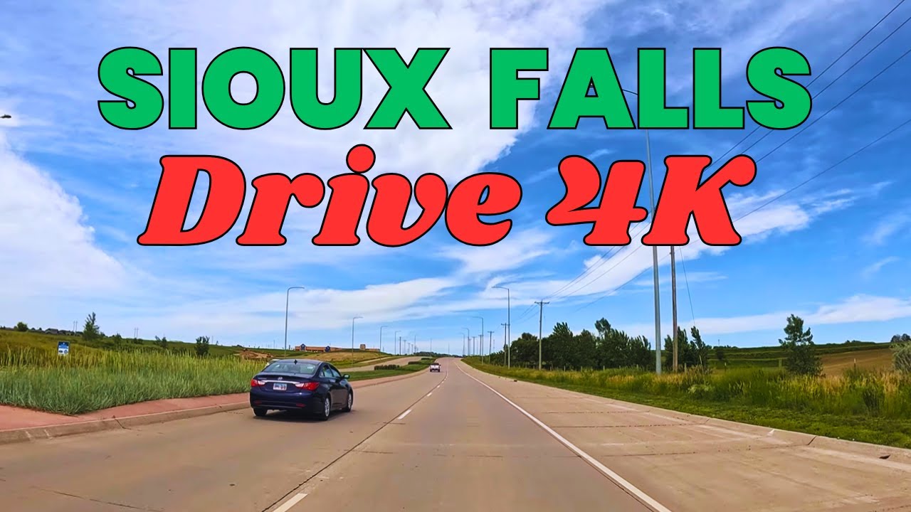 Veteran Parkway Drive Tour 4K | Road Trip in Sioux Falls | South Dakota ...