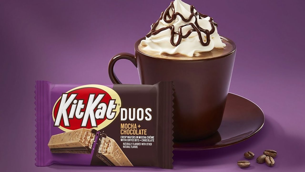 Kit Kat Duos Mocha + Chocolate & Ruffles Ketchup Double Crunch - YouTube
