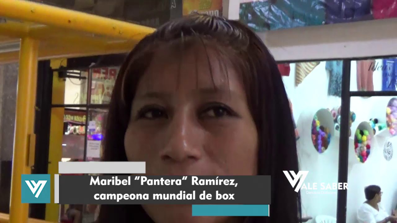 Vale Saber// MARIBEL “La Pantera” Ramírez, Campeona Mundial de Box ...