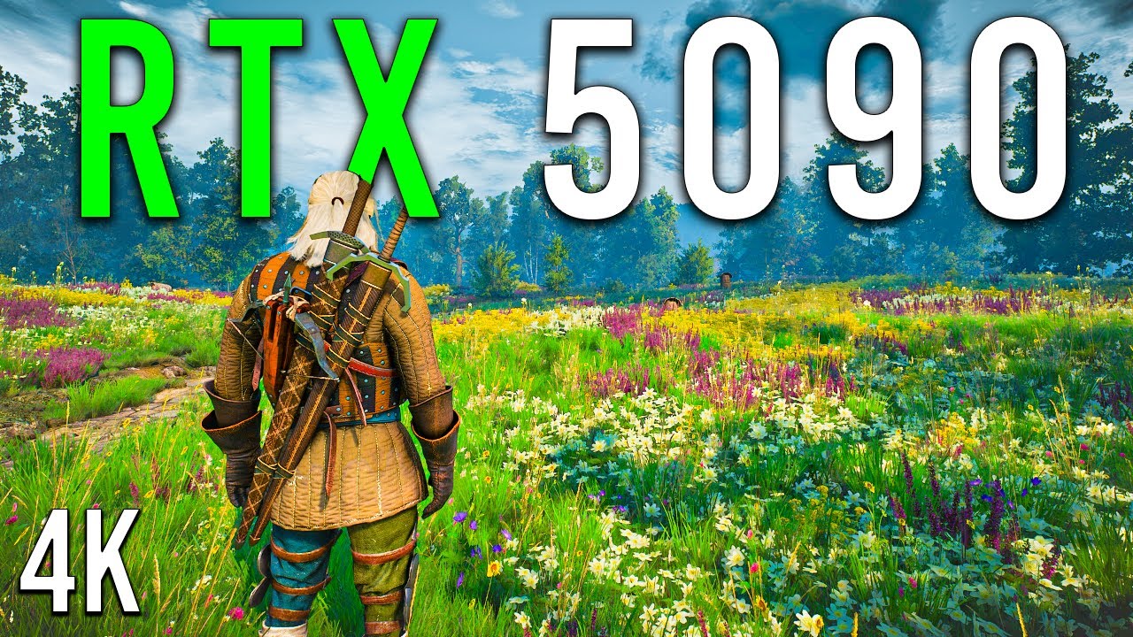 RTX 5090 in The Witcher 3! Nvidia Geforce Graphics Card Test - YouTube