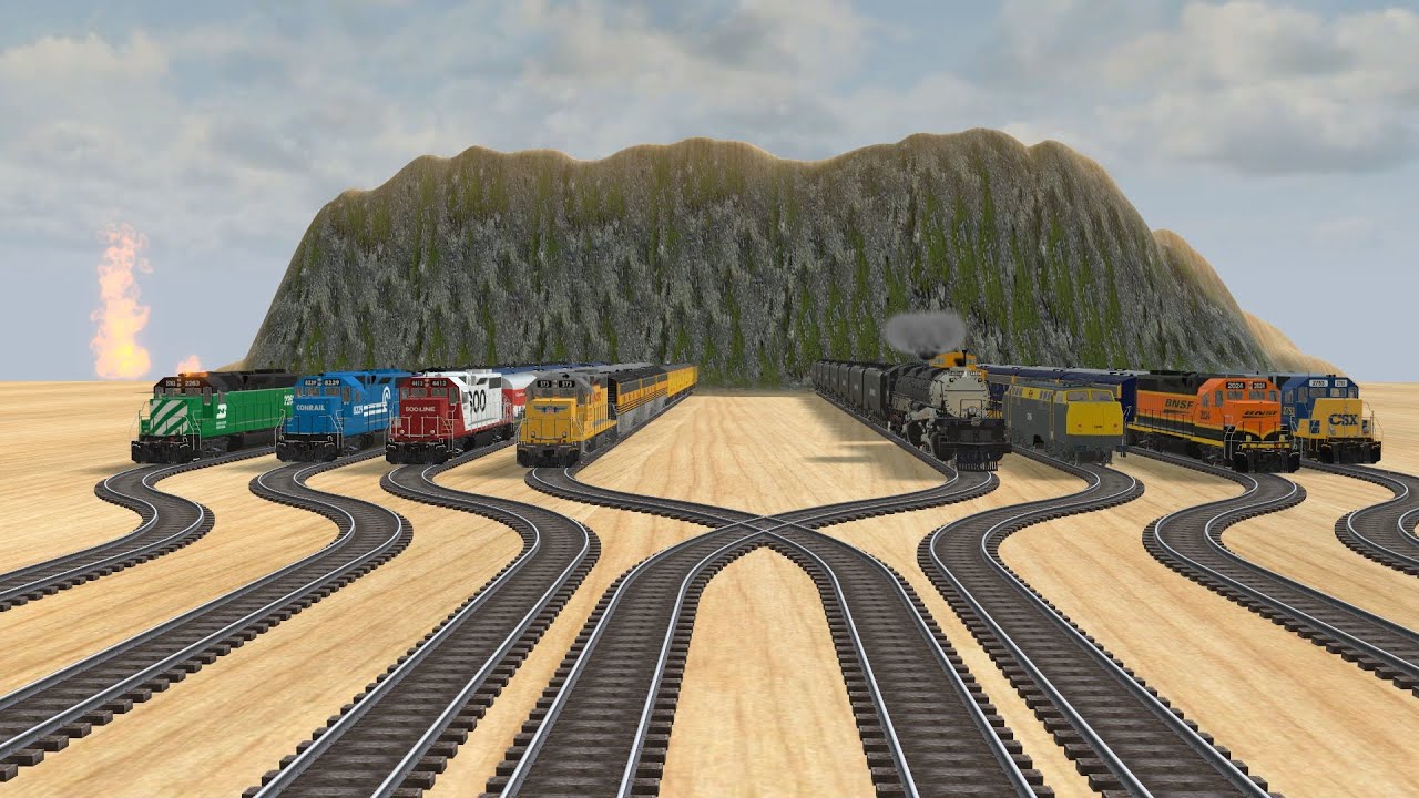 8 Heroic, Crazy Trains !cross the bumpy train tracks I eps 120 ...