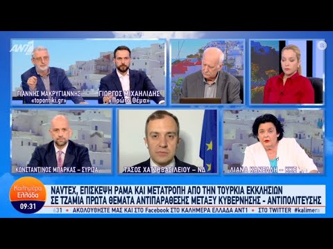 Ο Τάσος Χατζηβασιλείου στην εκπομπή «Καλημέρα Ελλάδα» του ANT1 - YouTube