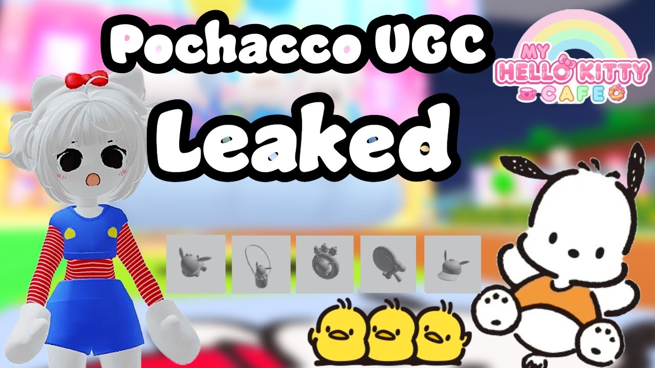 NEW UGC | Pochacco | My Hello Kitty Cafe | Roblox - YouTube
