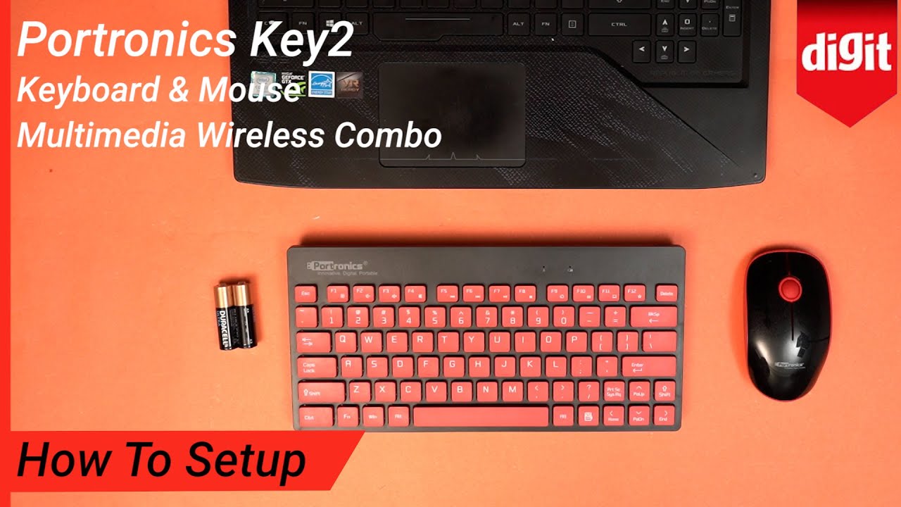 How to Setup the Portronics Key2 Multimedia Wireless Keyboard & Mouse ...