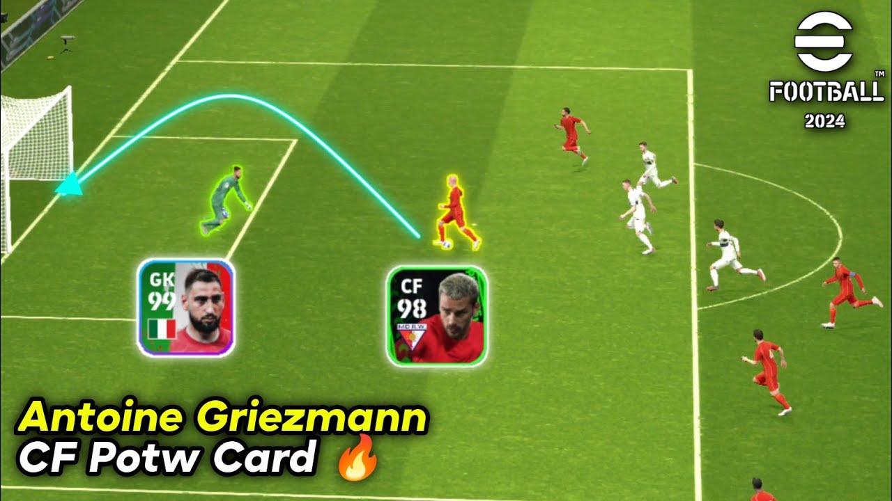 Antoine Griezmann CF Potw Card 🔥 | eFootball 2024 Mobile Division Match ...