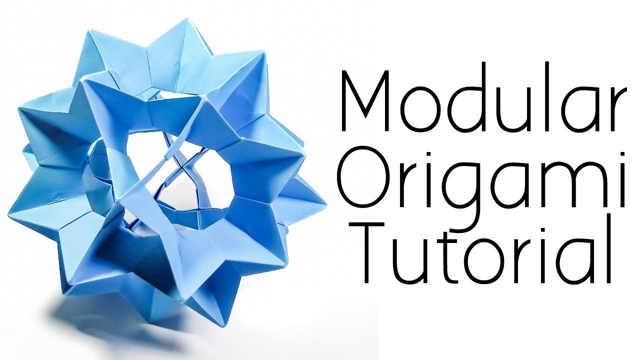 Origami Tutorial: Electra Modular Origami (Kusudama) - YouTube