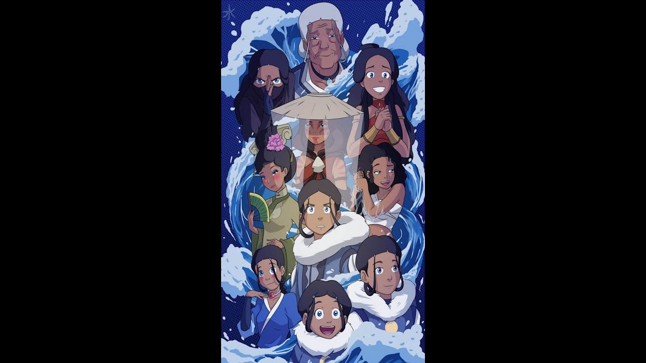 how to draw katara from avatar/איך לצייר את קטרה מאווטאר - YouTube