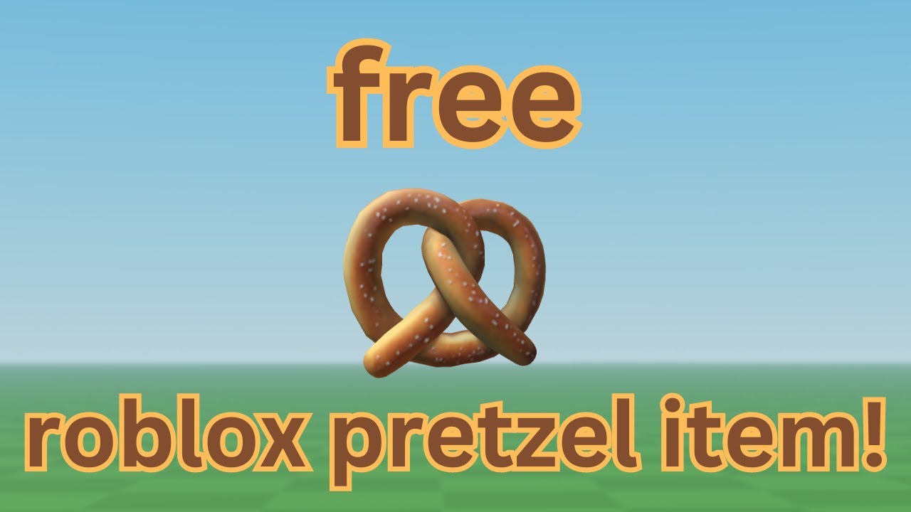 New Free Roblox Pretzel Item! - YouTube