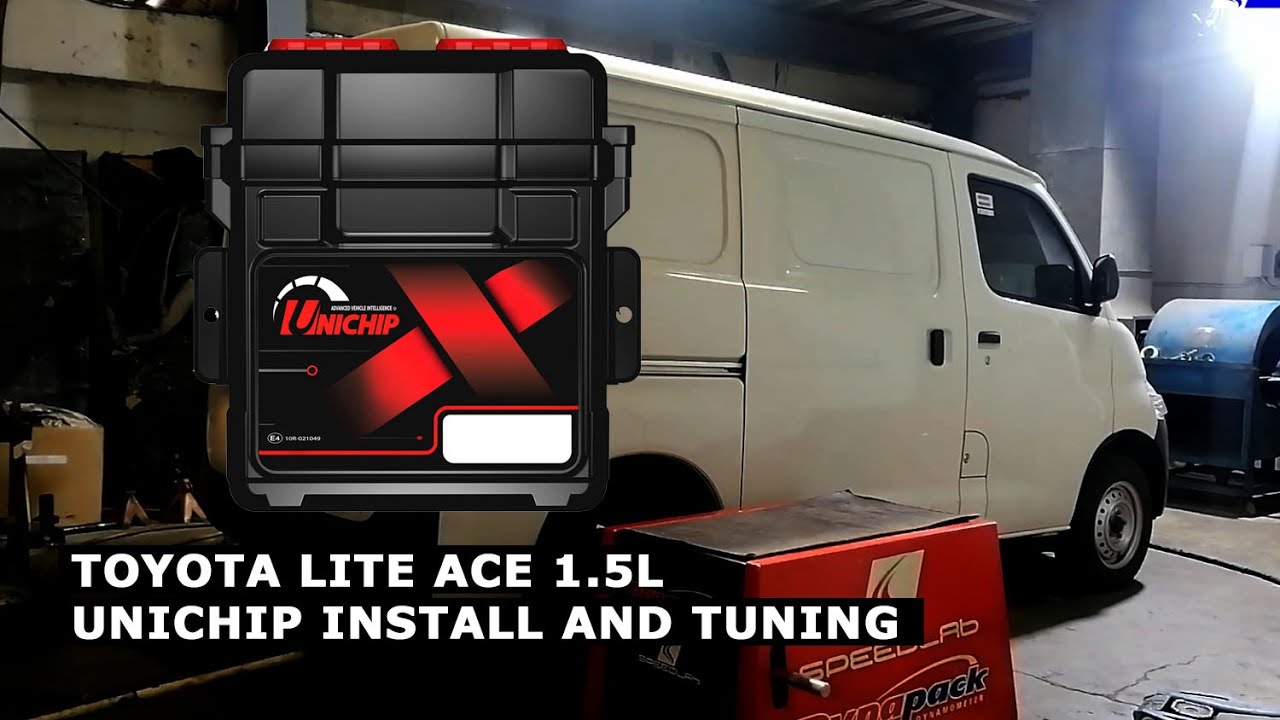 Toyota Lite Ace 1.5L Unichip Installation and Dyno Tuning | SpeedLad ECU Remap and Reflash - YouTube