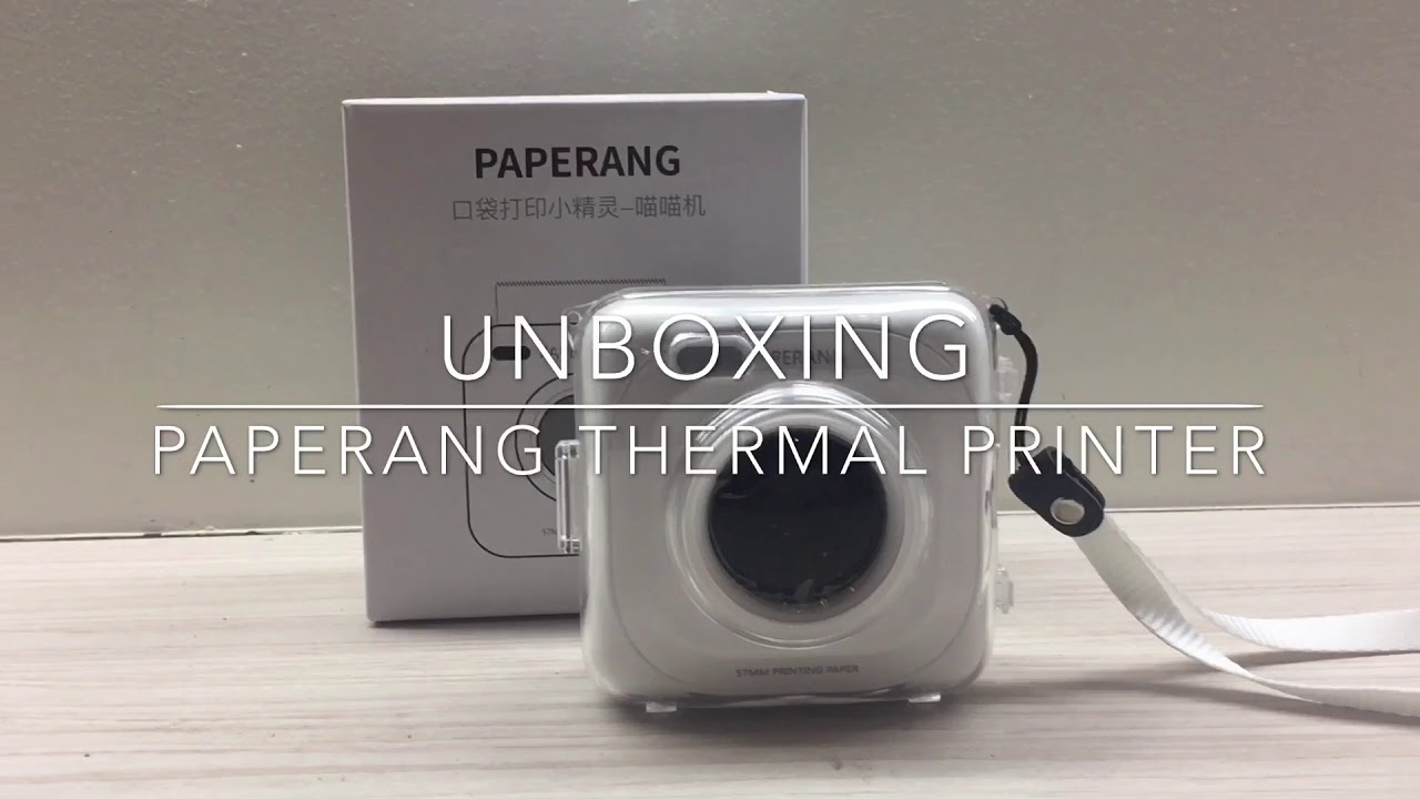 UNBOXING: Paperang Thermal Paper Printer (Philippines) - YouTube