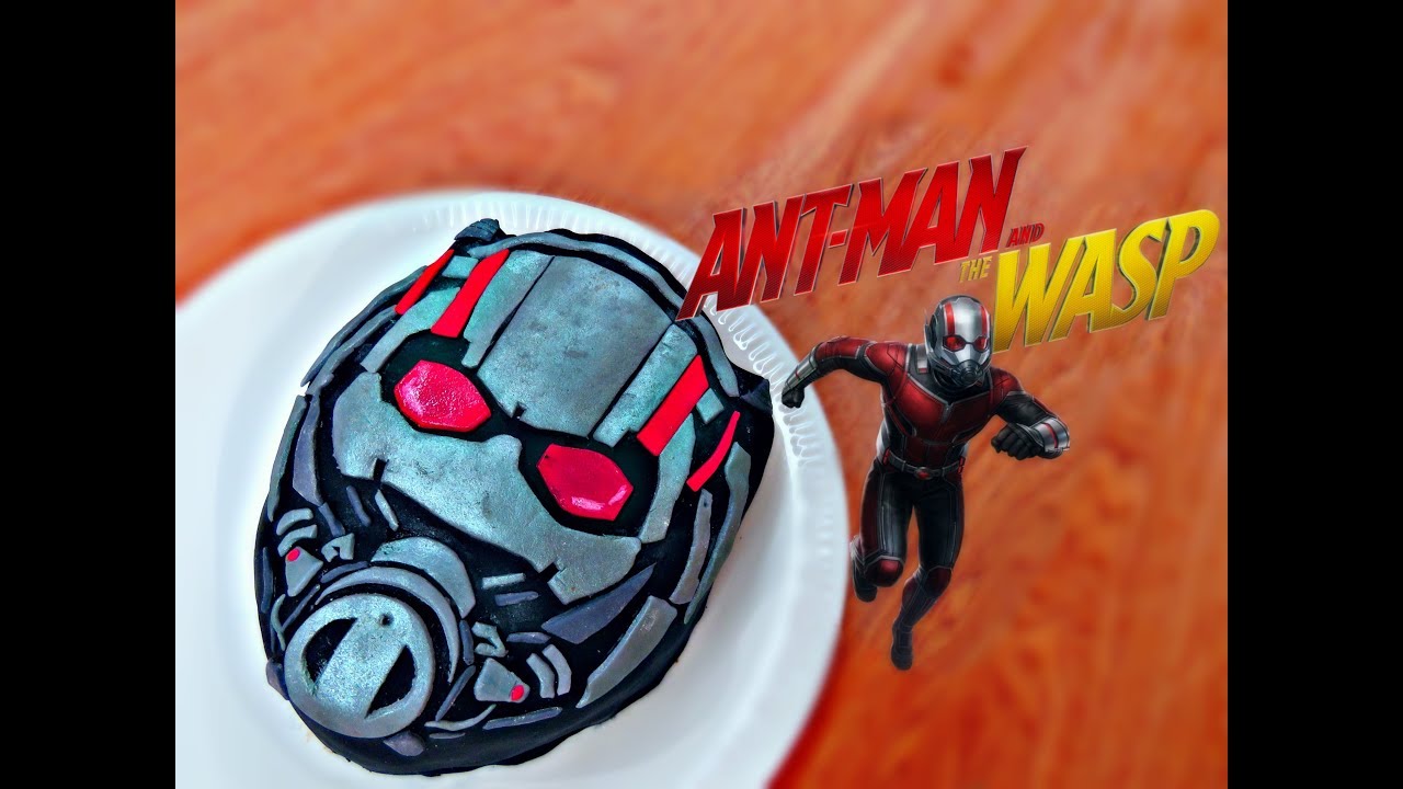 ANTMAN CAKE AVENGERS - COLABORACION NIVEL DELICIA - YouTube