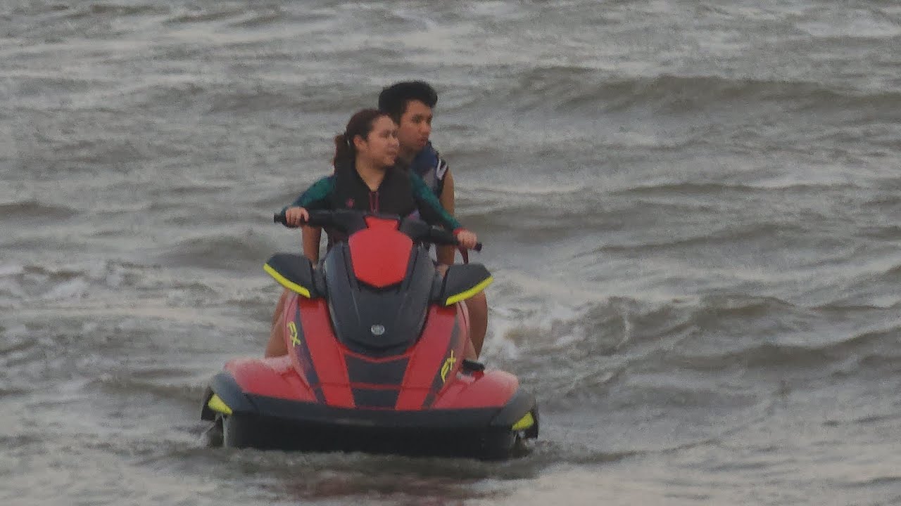 First jet ski ride - YouTube