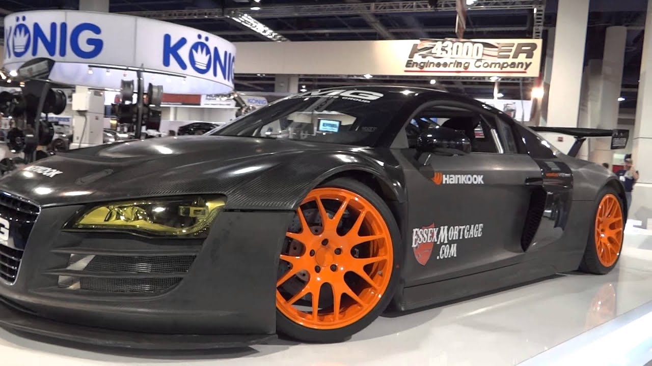 GMG Audi R8 Custom Carbon Fiber Walkarond - YouTube
