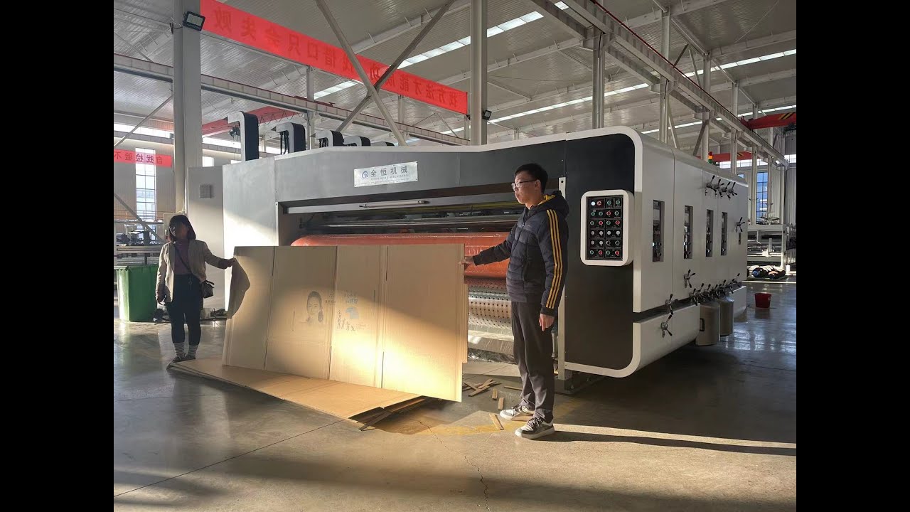 Corrugted Carton Box Jumbo Flexo printing Slotting Rotary Die Cutting ...