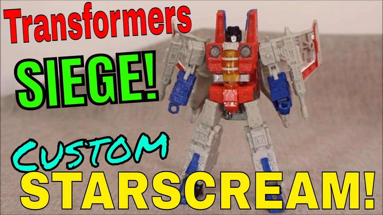 Transformers WFC Custom Siege Starscream - GotBot True Review NUMBER ...