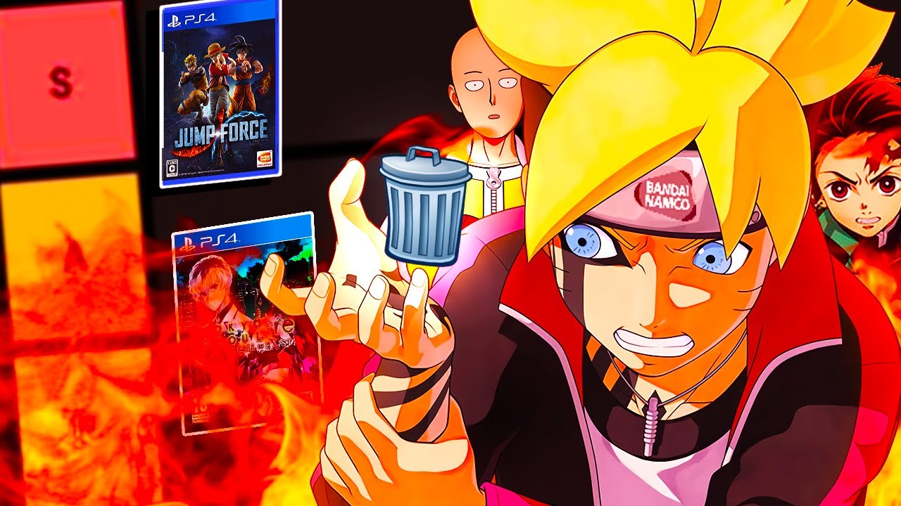 The ULTIMATE Trash Anime Game Tier List! - YouTube