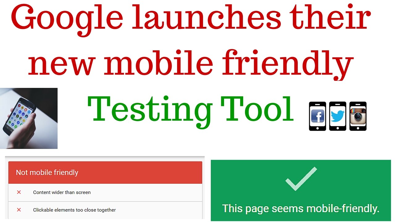 Google launched new mobile friendly testing tool | Mobile Friendly Test ...