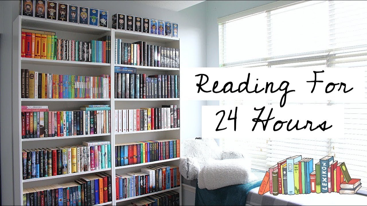 Reading SIX Books in One Day | 24 Hour Readathon Vlog - YouTube