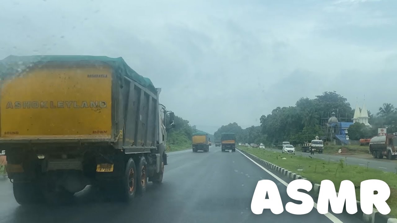 ASMR Highway Driving | Driving through beautiful landscape | ASMR in ...