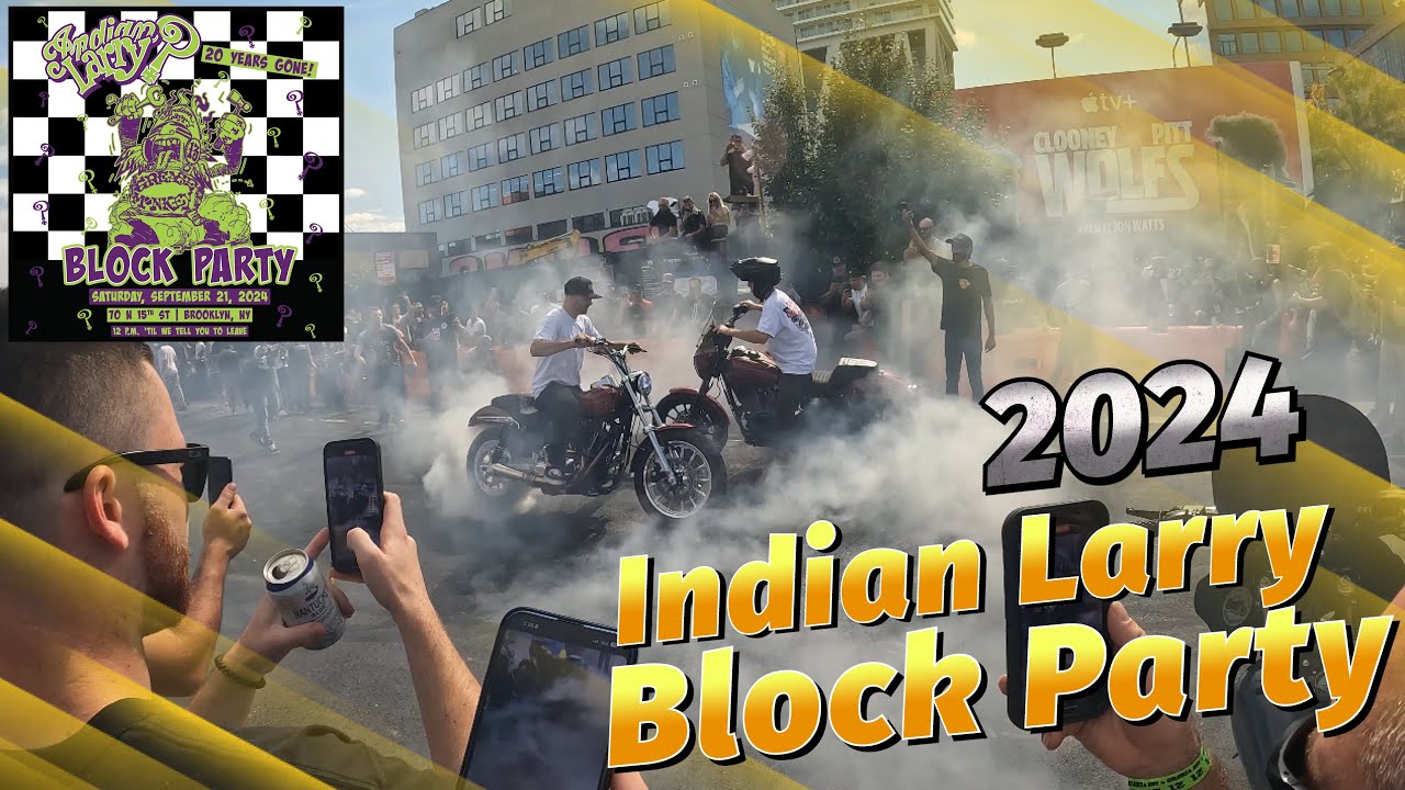 Indian Larry Block party 2024 #Brooklyn #subscribe - YouTube