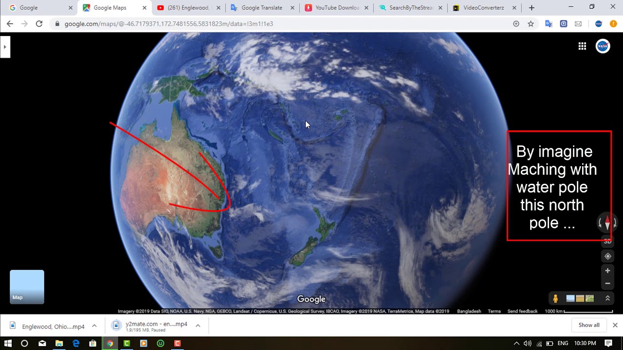 North pole and south pole ice and description how its freezing - YouTube