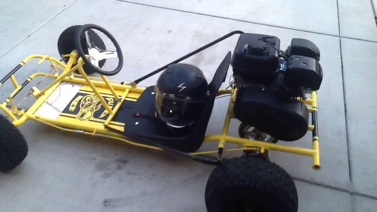 1980's invader fun kart project done - YouTube