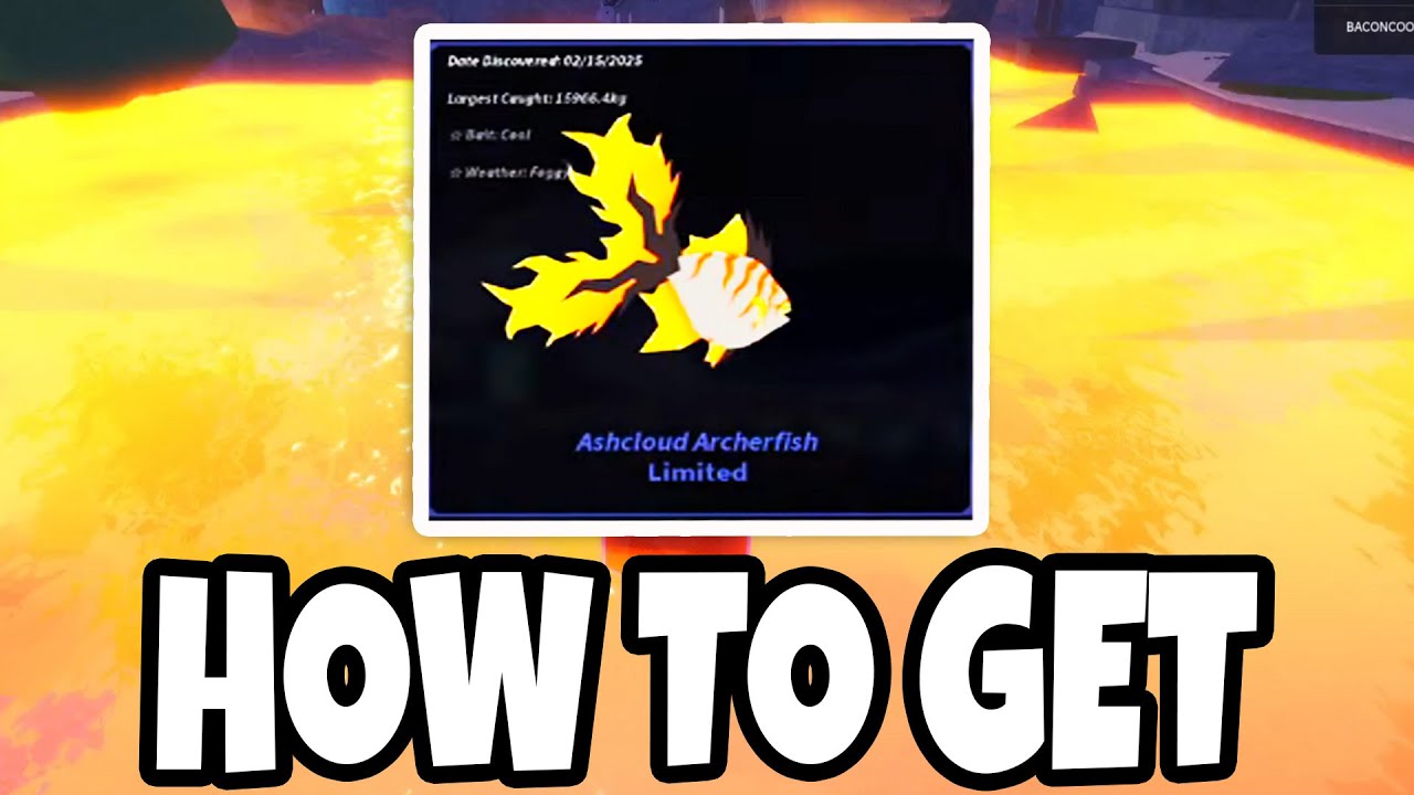 How To GET ASHCLOUD ARCHERFISH SHOWCASE In FISCH VOLCANO ERUPTIONS EVENT! Roblox - YouTube