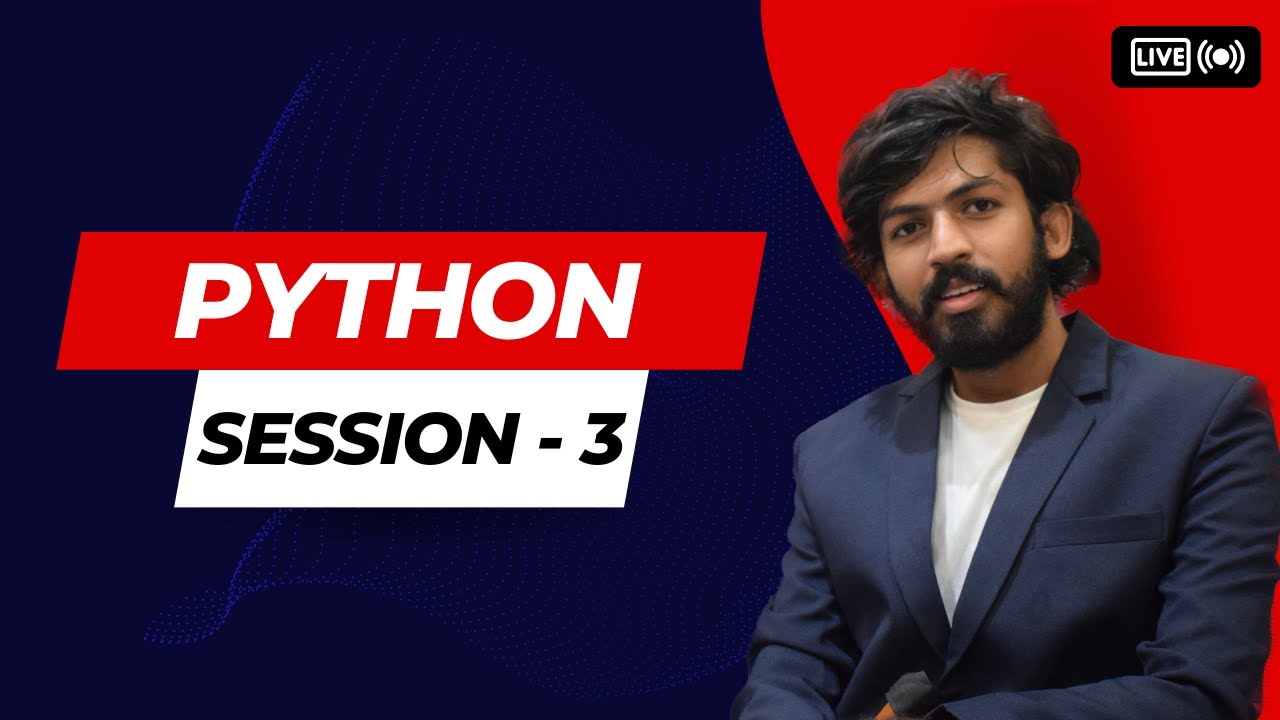 Python Session 3 Dodagatta Nihar Mass Coders Youtube
