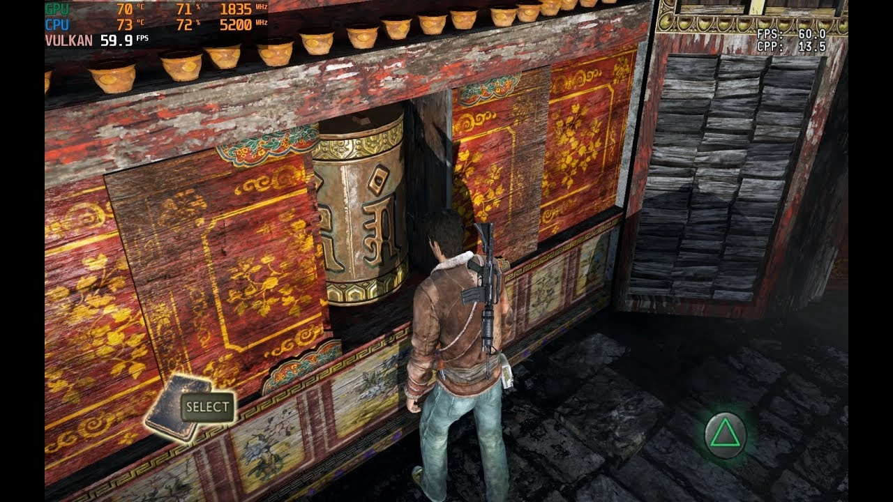 Uncharted 2: Among Thieves | RPCS3 ( How Fast In Debug Gameplay ...