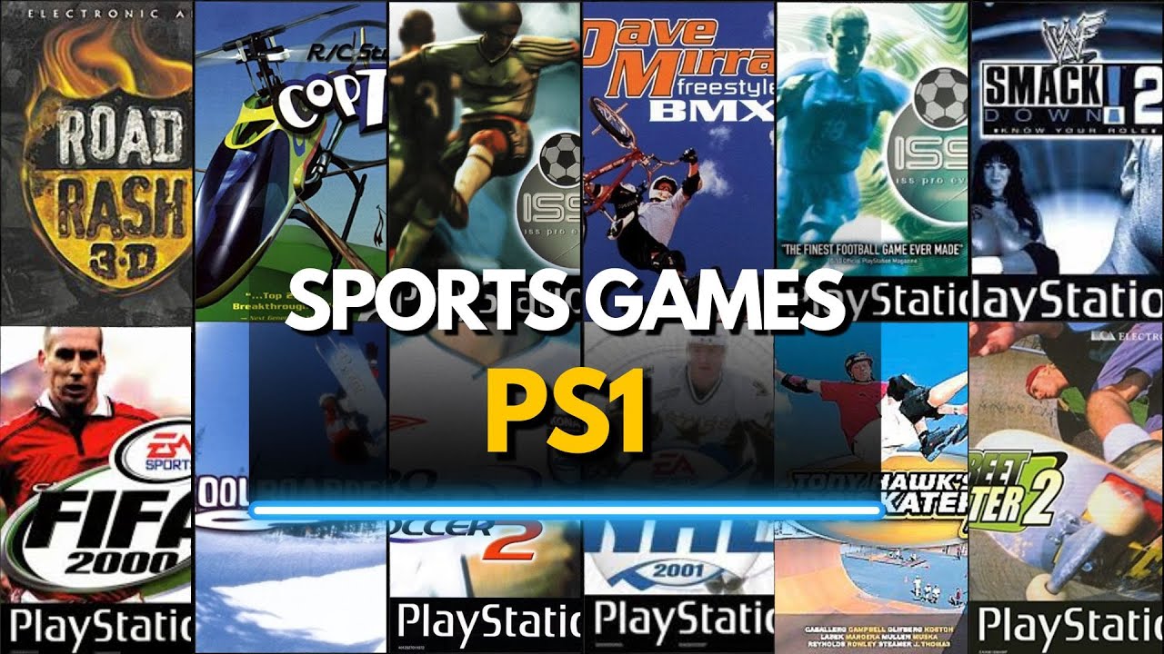 Top 50 Best PS1 SPORTS Games You Need To Play - YouTube