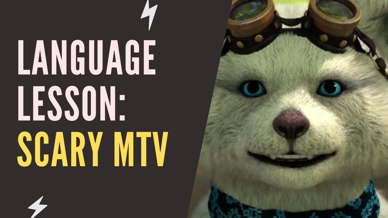 Language lesson: scary MTV. Real life example for the vocabulary. - YouTube