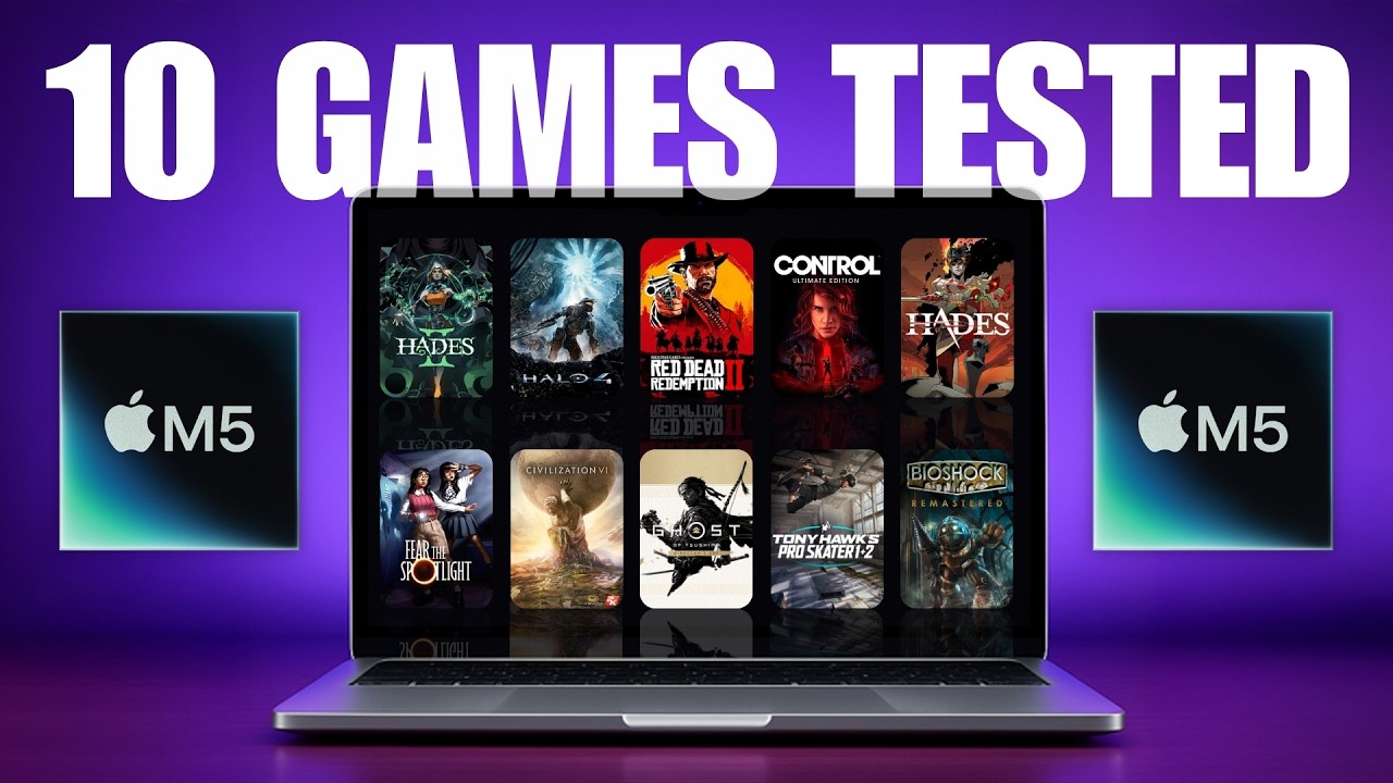 MacBook Pro M5 – 10 Games Tested – Vol. 2 - YouTube