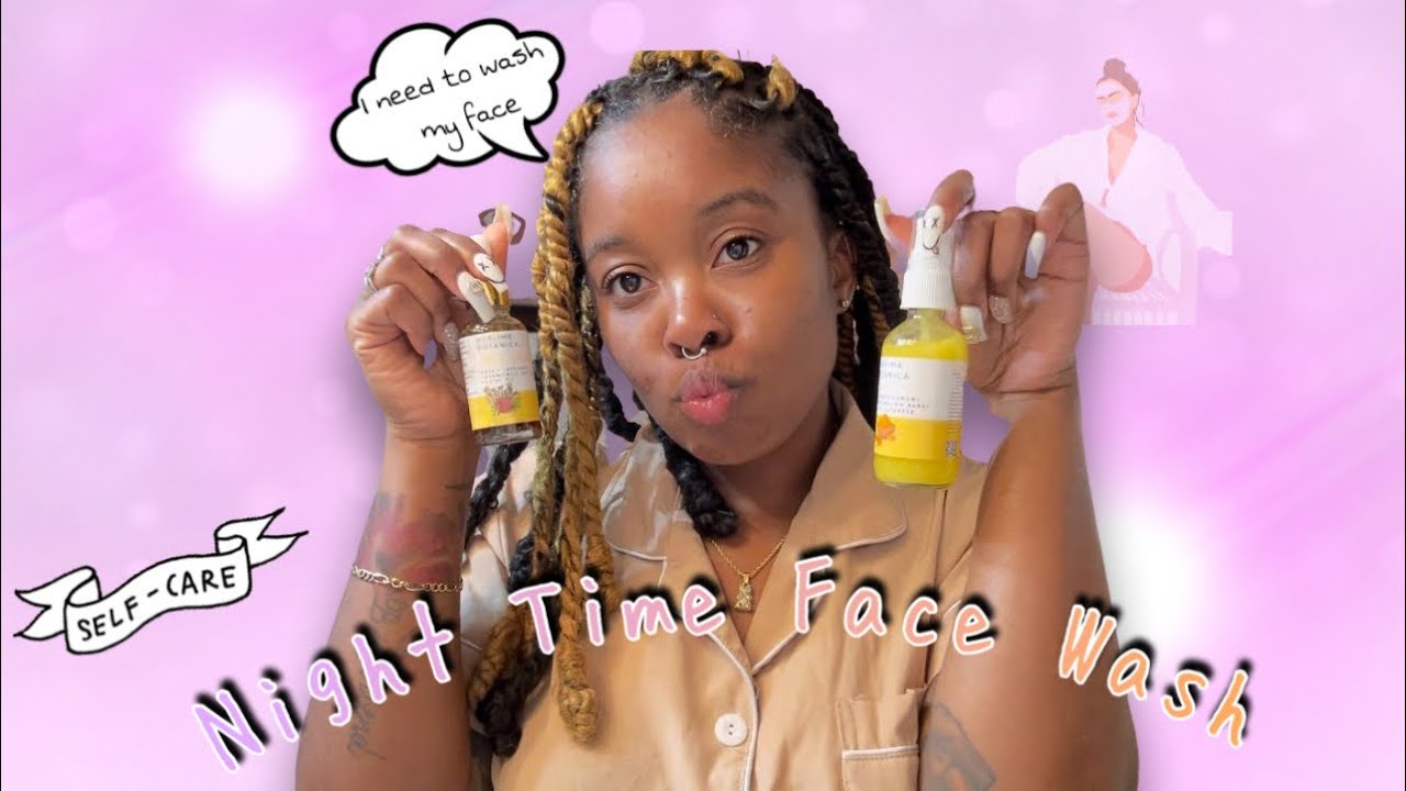 🧖🏾‍♀️VLOG: MY FACE WASH ROUTINE | MINI GIRL TALK - YouTube