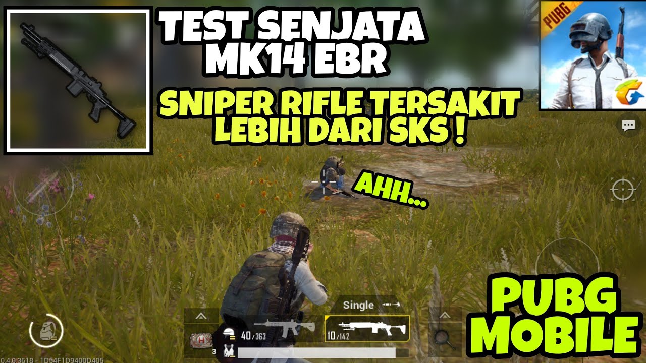 Coba Senjata Mk14 EBR di PUBG MOBILE - Sniper Rifle Langka dan Paling ...