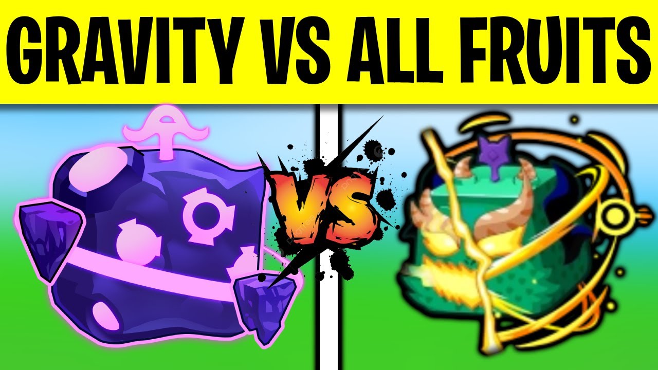 Gravity Vs All Fruits - Roblox Blox Fruits - YouTube