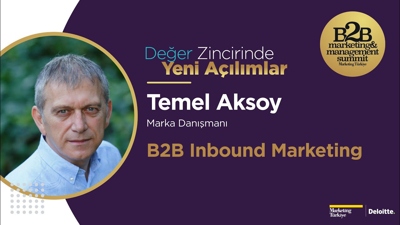 B2b Inbound Marketing Temel Aksoy B2b Mandm Summit 2023 Youtube