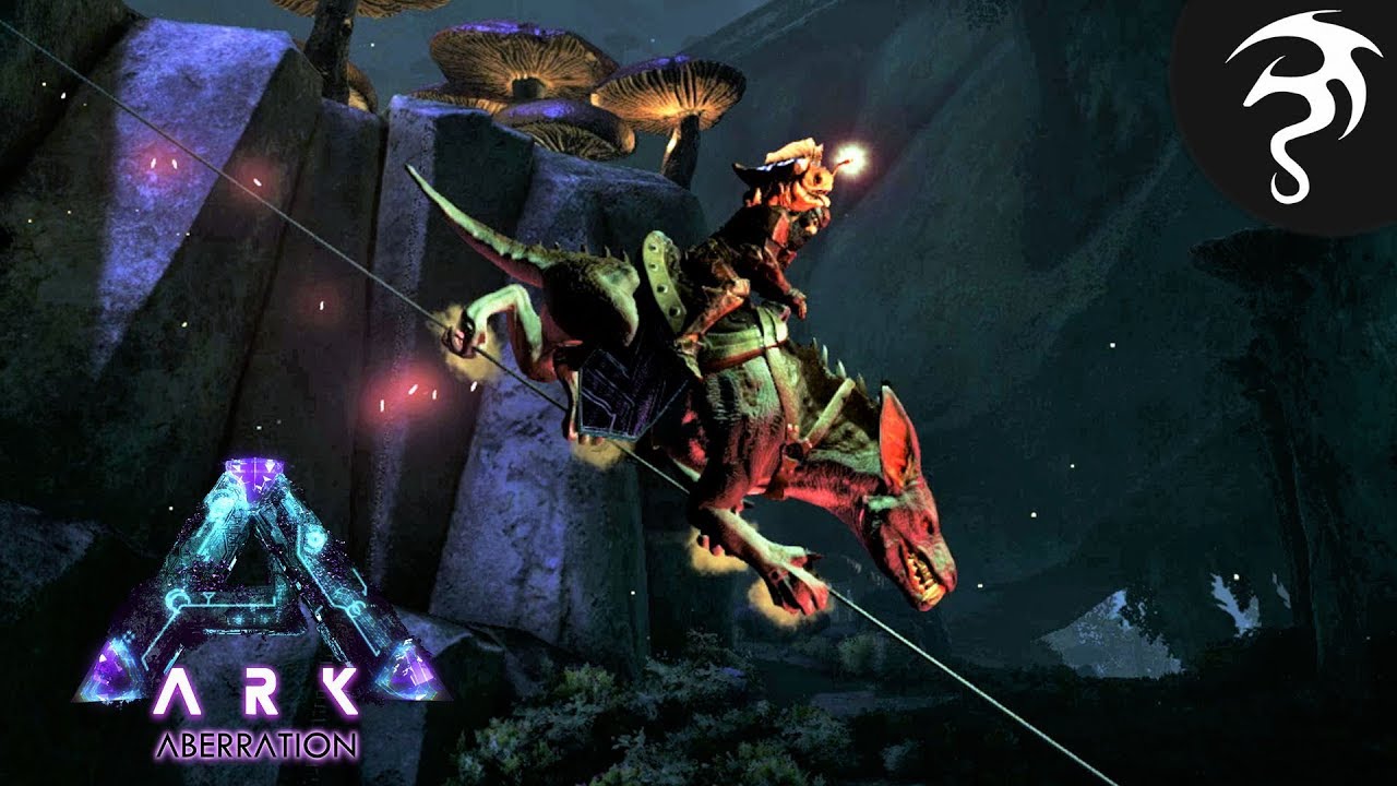 The Amazing Zip Line! Ravagers Best Mount Yet? - Ep5 - Ark Aberration ...