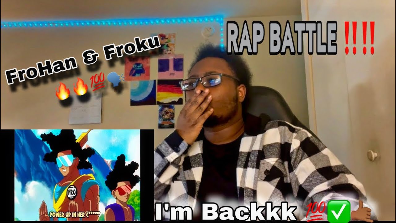 Fro Squad 🔥| BrandoReActs-Goku Vs Froku Rap Battle | SSJ9K Reaction ...