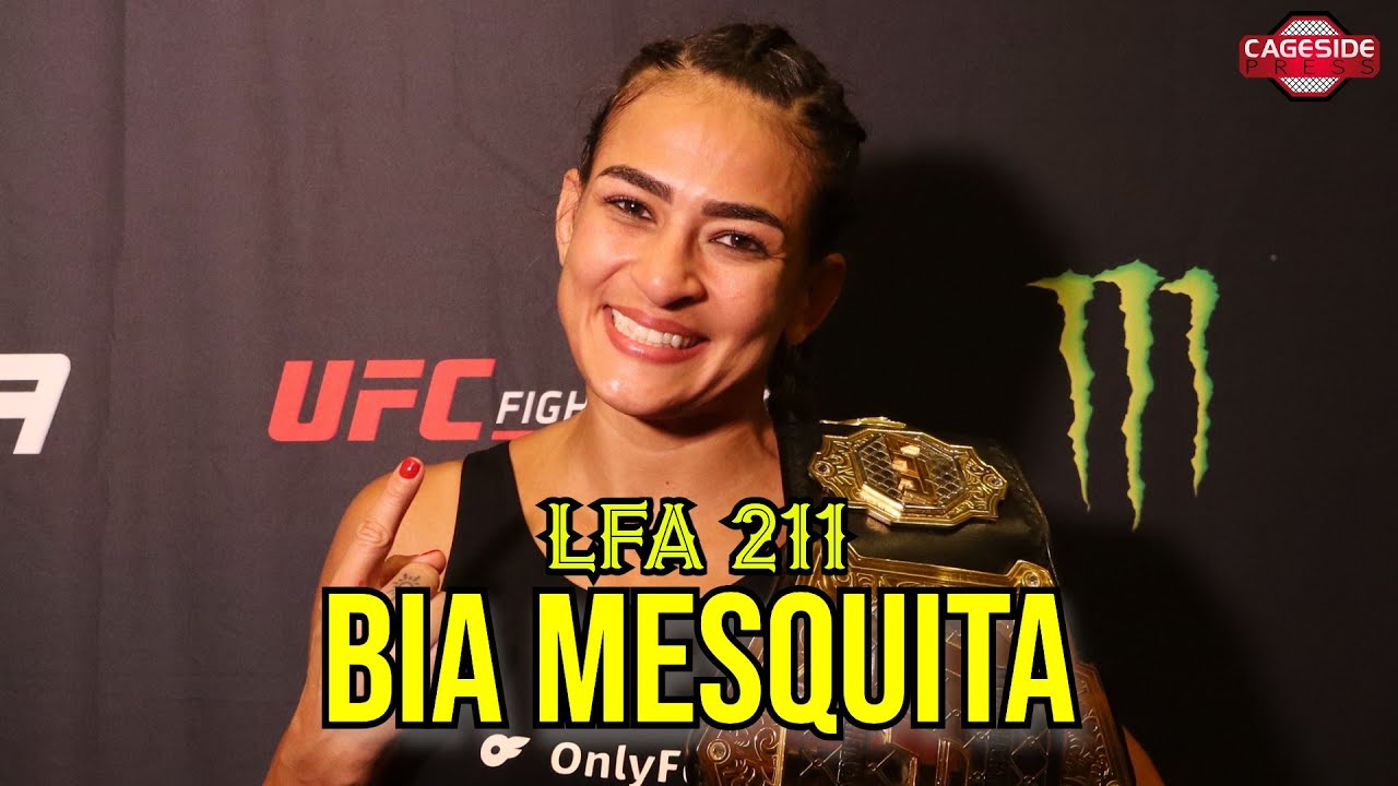 And NEW LFA Bantamweight Champ Bia Mesquita, Ready For The UFC | LFA ...