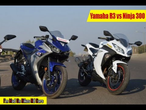 Drag Race - Yamaha R3 Vs Ninja 300 - YouTube
