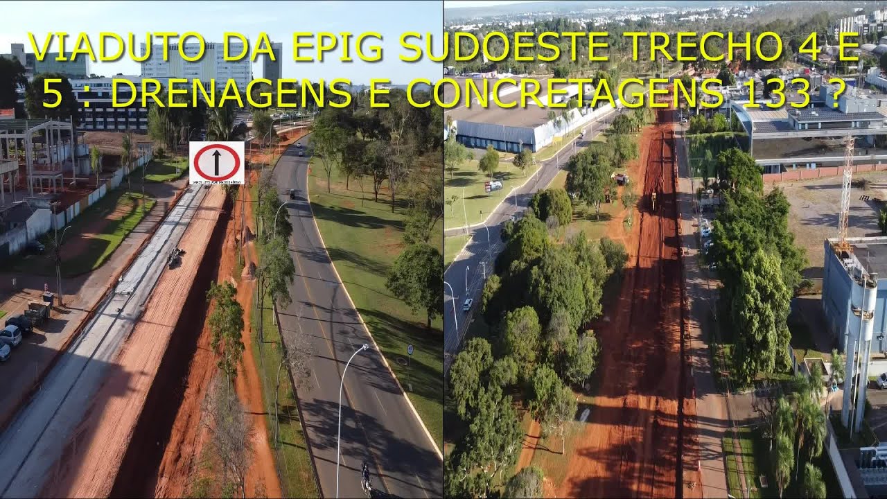 VIADUTO DA EPIG SUDOESTE TRECHO 6 : TERRAPLANAGENS E CONCRETAGENS 134 ...