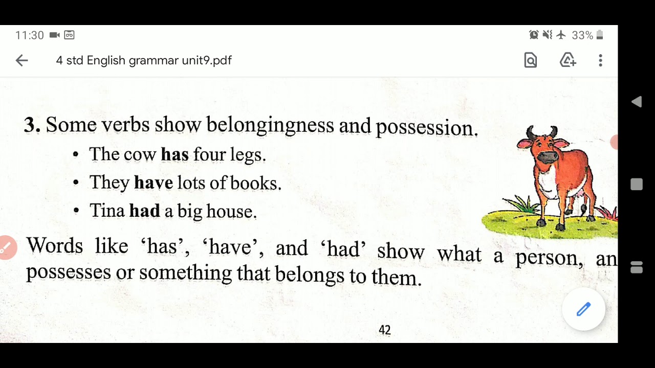 4 Std English Grammar Unit 9 Verbs YouTube 4-std-english-grammar-unit-9-verbs-youtube