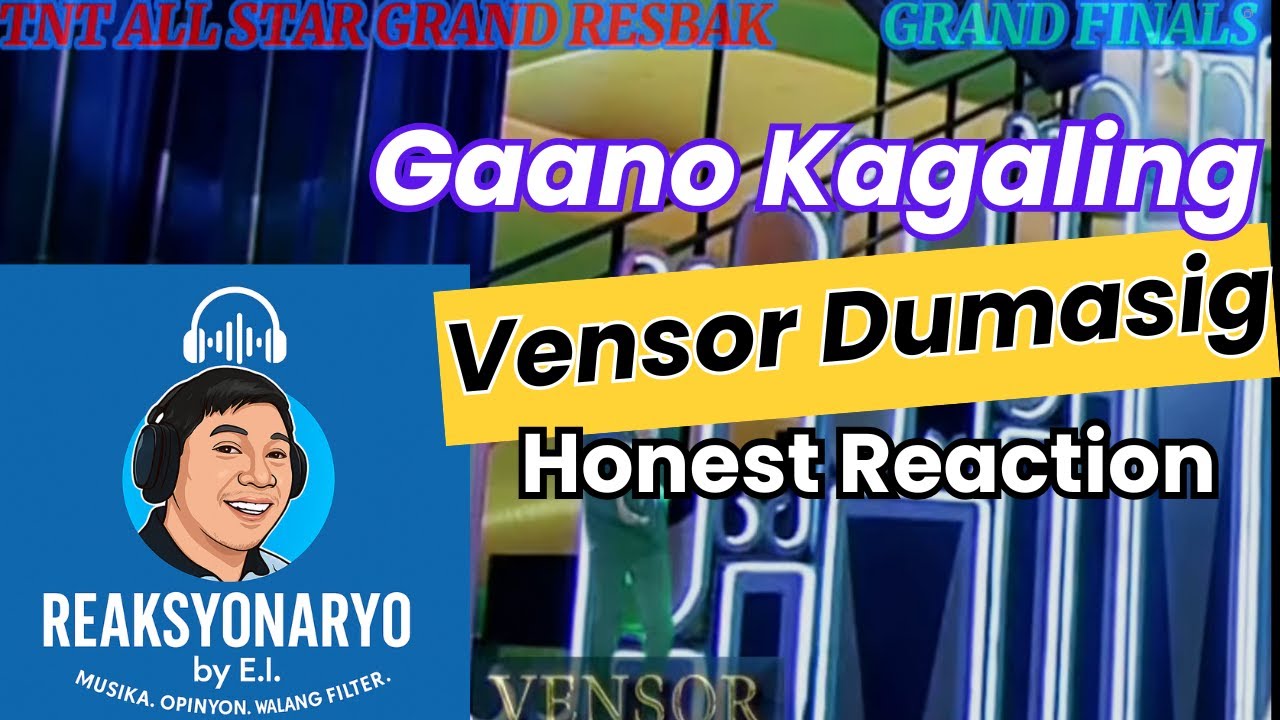 Great Performance | Vensor Dumasig | Reaksyonaryo - Musika, Opinyon na ...